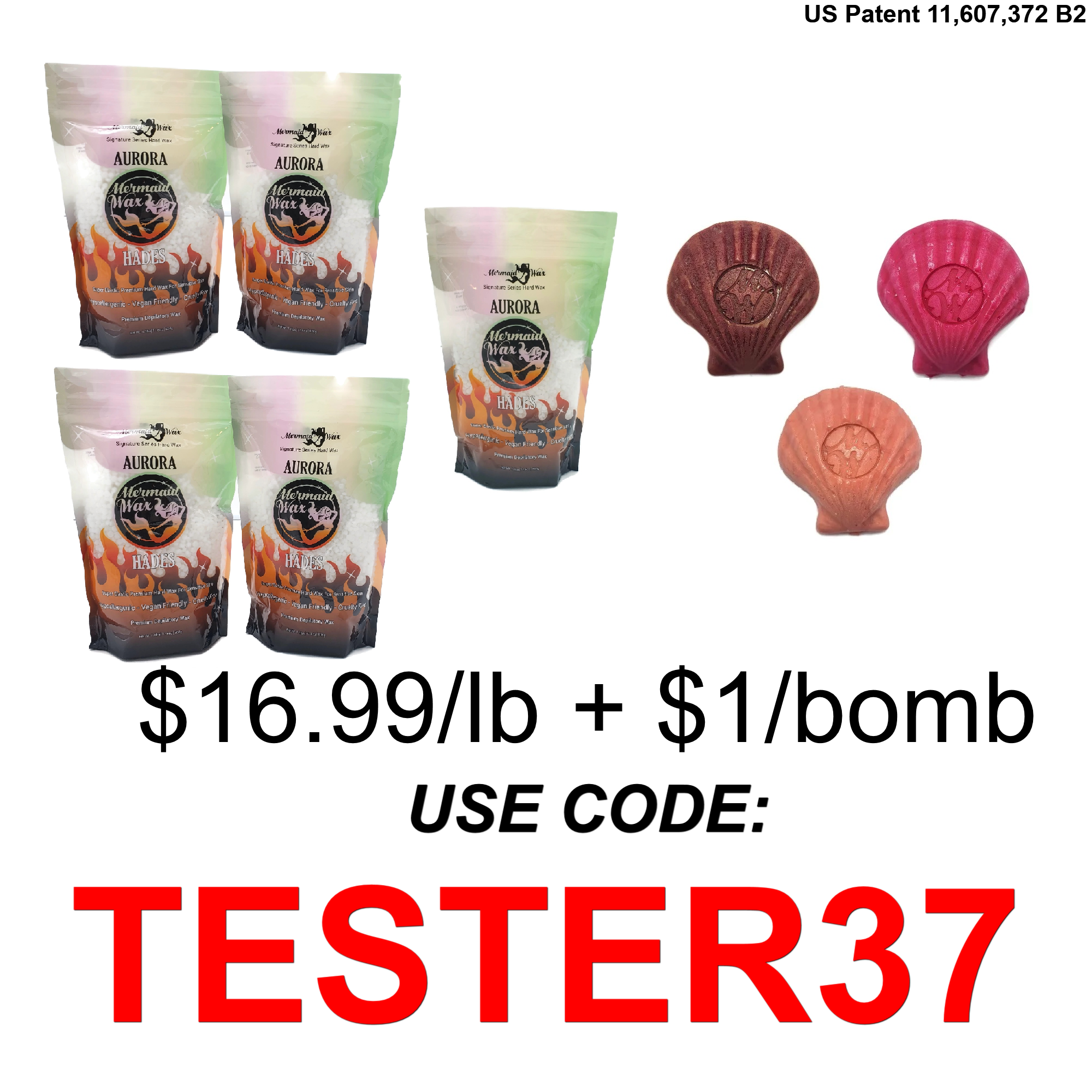 Build-A-Wax Testers | Aurora Hard Wax & Concentrated Bombs – Mermaid Wax®